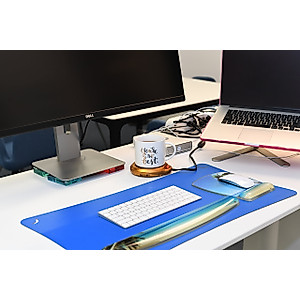 Home-X - Mug Warmer, Multipurpose Heating Pad for Desktop Heated Coffee & Tea or Candle & Wax Warmer, Copper Finish