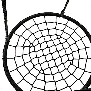 Tree Swing,40 "Spider Web Tree Net Big Swing Outdoor Hang Play Toys PE Rope,Tree Swings for Kids Outdoor,Saucer Swing for Kids Outdoor,Round Swing,Kids Swing,Outdoor Swing for Kids CYJCFCDUS