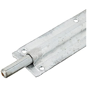 TIMCO Straight Tower Bolt - Hot Dipped Galvanised - 6" - Great for securing Flush Fitting Gates and shed Doors in a Closed Position, Adding Increased Security - One Bolt in a Pack.
