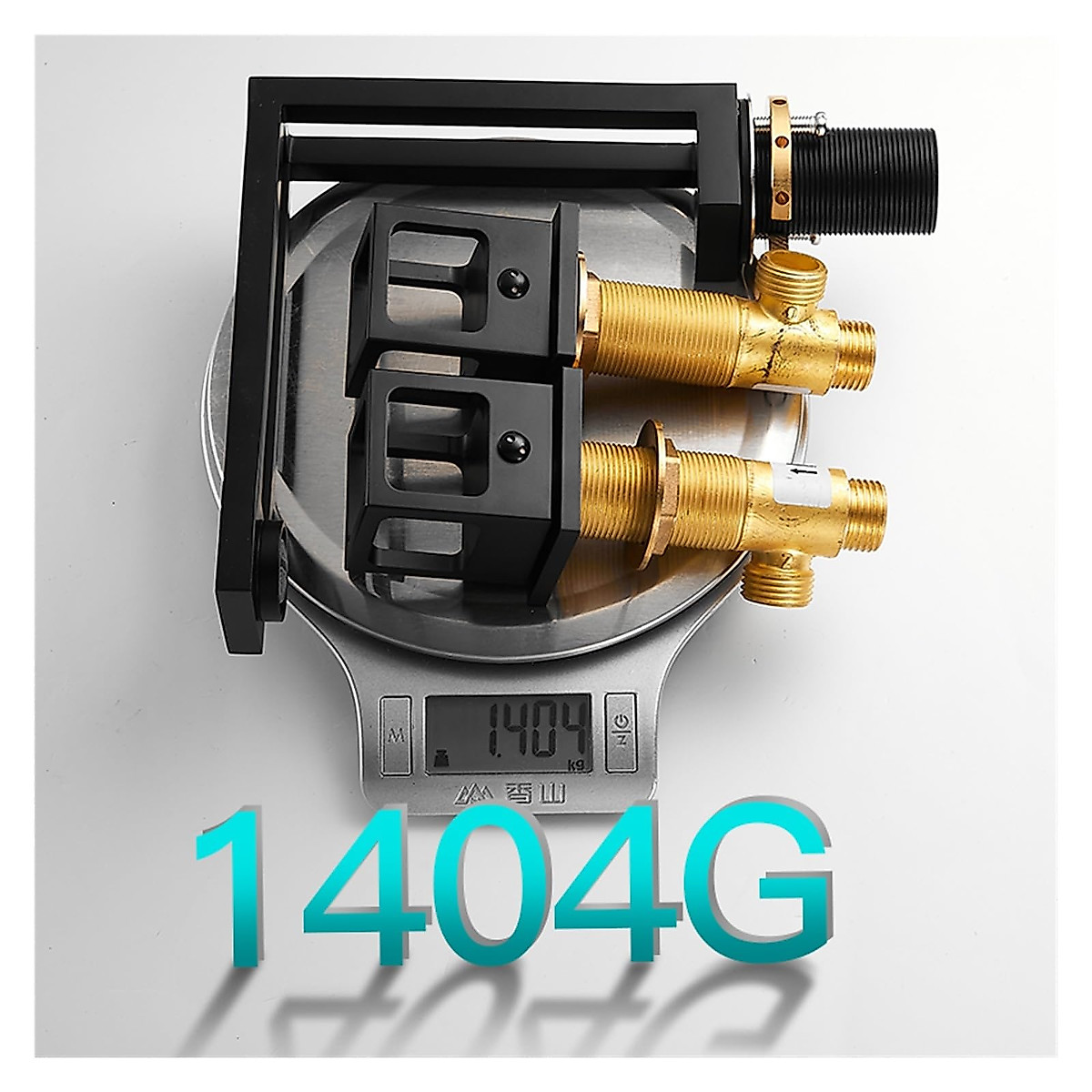 IPDBLBYL Art Design Bathroom Faucet Cold and Hot Deck Mounted Tap All Brass Dual Handles Basin Tap Bathtub Faucet (Color : Black)