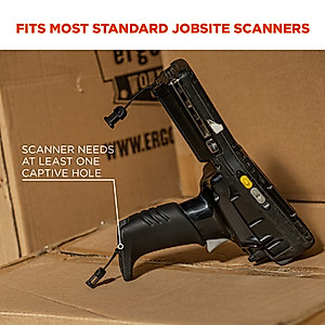 Ergodyne Squids 3132 Barcode Scanner Harness, Tethering Lanyard for Bar Code Scanners and Mobile Computers, Enhanced Visibility
