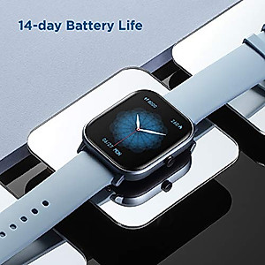 Amazfit GTS Fitness Smartwatch with Heart Rate Monitor, 14-Day Battery Life, Music Control, 1.65" Display, Sleep and Swim Tracking, GPS, Water Resistant, Smart Notifications, Vermillion Orange