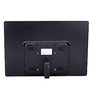 Ultra-Thin 15-inch Electronic Photo Frame Ultra-Narrow Frame Electronic Photo Album Video Player Advertising Player (Color : White)