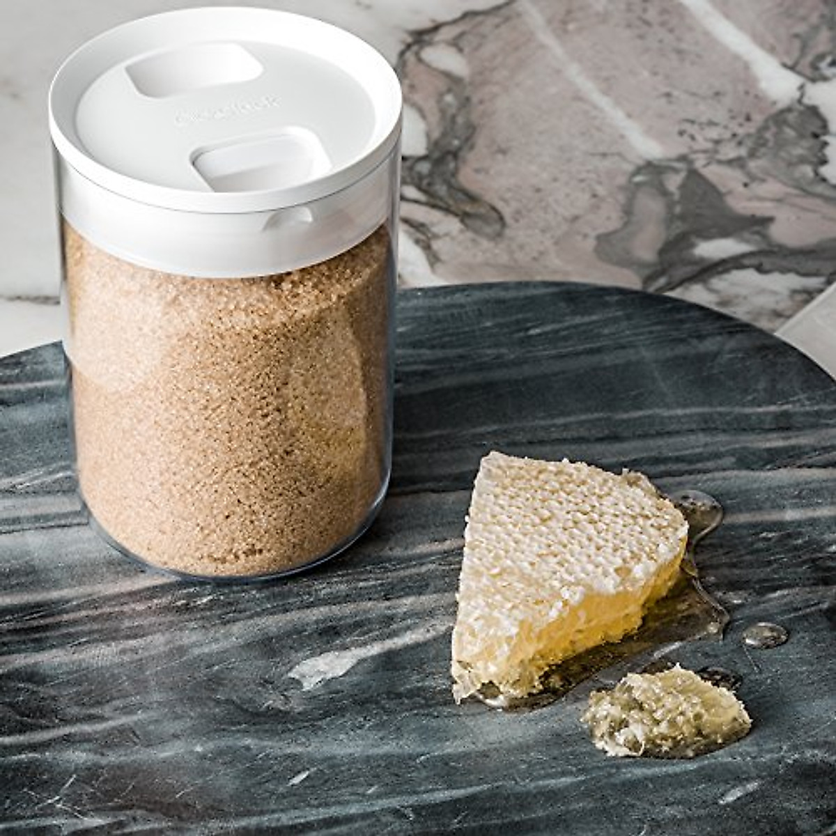 Click Clack Pantry Canister 0.6, 1.6, 3.3-Quart, Set of 3