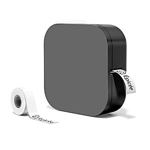 Odaro Q30 Label Maker Machine with Tape, Mini Sticker Inkless Thermal Label Printer, Bluetooth Portable Handheld Small Labeler for School, Home, Business, Office - Black, Q30-BK(1)