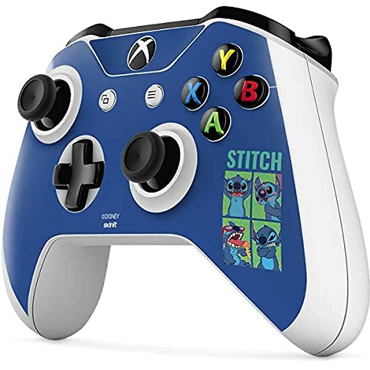 Skinit Decal Gaming Skin Compatible with Xbox One S Controller - Officially Licensed Disney Lilo and Stitch Personalities Moods Design