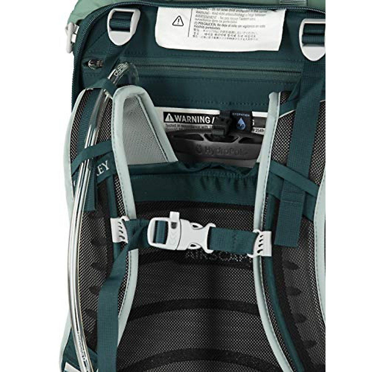 Osprey Poco LT Lightweight Child Carrier and Backpack for Travel, Deep Teal