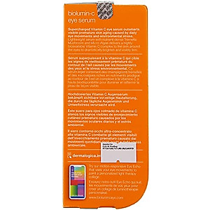 Dermalogica Biolumin-C Eye Serum (0.5 Fl Oz) Vitamin C Eye Serum - Brightens Eye Area, Reduces Appearance of Fine Lines and Wrinkles For Smooth Skin