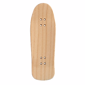 Wooden Fingerboard Carlsbad Cruiser Deck, The Classic - 34mm x 100mm - Handmade, Pro Shape & Size - Five Plies Wood Veneer - Includes Prolific Foam Tape - Teak Tuning