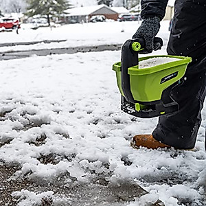 Earthwise SP001 20-Volt Cordless Electric Handheld Fertilizer Seed Garden Spreader (Tool Only)
