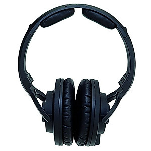 KRK KNS 8400 On-Ear Closed Back Circumaural Studio Monitor Headphones with Volume Control
