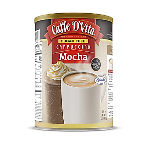 Caffe D’Vita Sugar Free Mocha Cappuccino 2 lb. (32 oz.) can