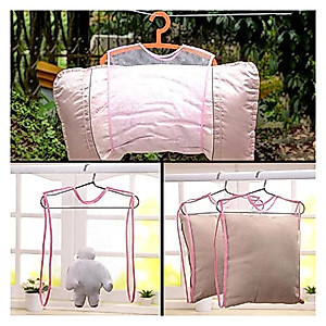 KRAZI 6pcs Drying Net Balcony Windproof Terylene Hanging Net Pillow Rack Underwear Hanger Clothes Mesh Storage Holder Clothes Rack