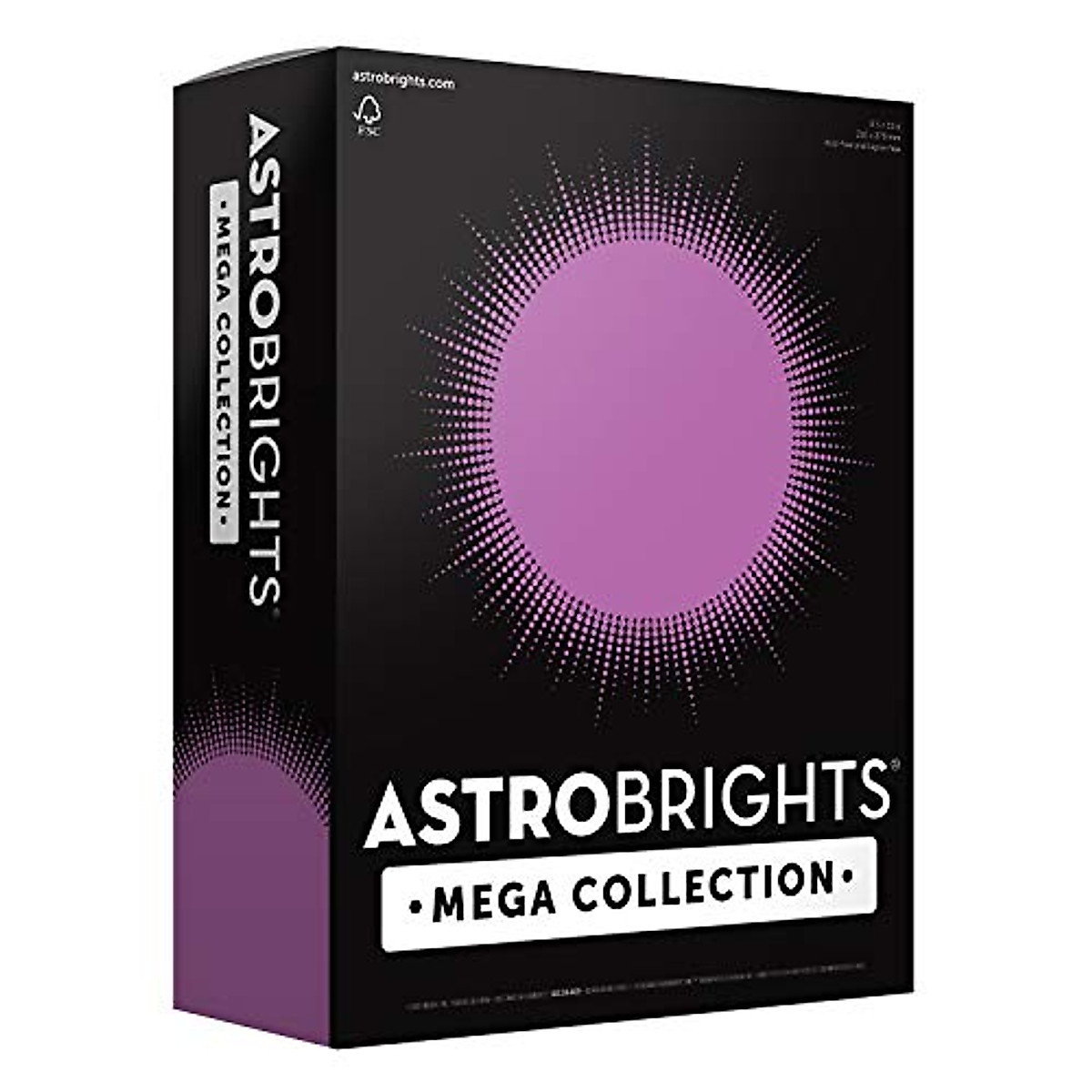 Astrobrights Mega Collection Colored Paper, 8 ½ x 11, 24 lb/89 gsm, Bright Purple, 625 Ct. (91675) "Amazon Exclusive" - More Sheets!