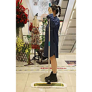 OFO 24inch Industrial Commercial Dust Mop 2 Sets // Heavy Duty Dust Mop // 63inch Length Stainless Steel Handle //Easily Clean Large Area Factory,Shopping Mall,Garage