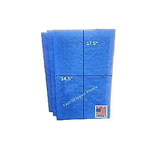 Fast-Shipped-Filters 3 Pack 16x20 Dynamic Air Cleaner Replacement Compatible Filter Pads Refills Actaul Filter Size 14.5x17.5