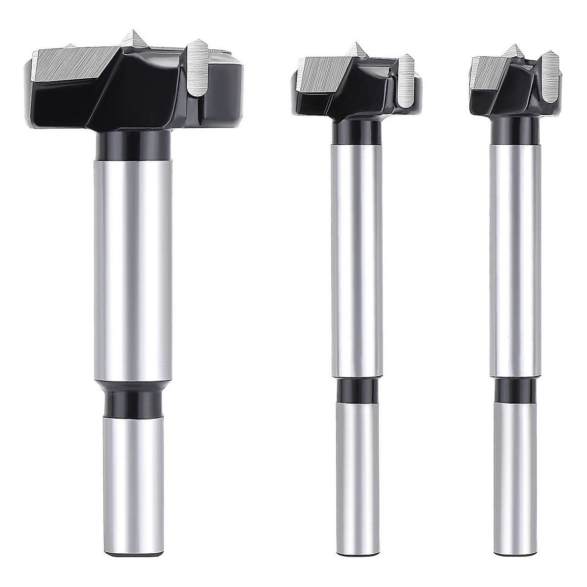 WiMas 16/22/35mm Forstner Drill Bit Set Woodworking Carbon Steel Wood Drilling with Centring Tip Diameter Drill Hole 3PCS for Wood Products, Plastics,Plywood etc