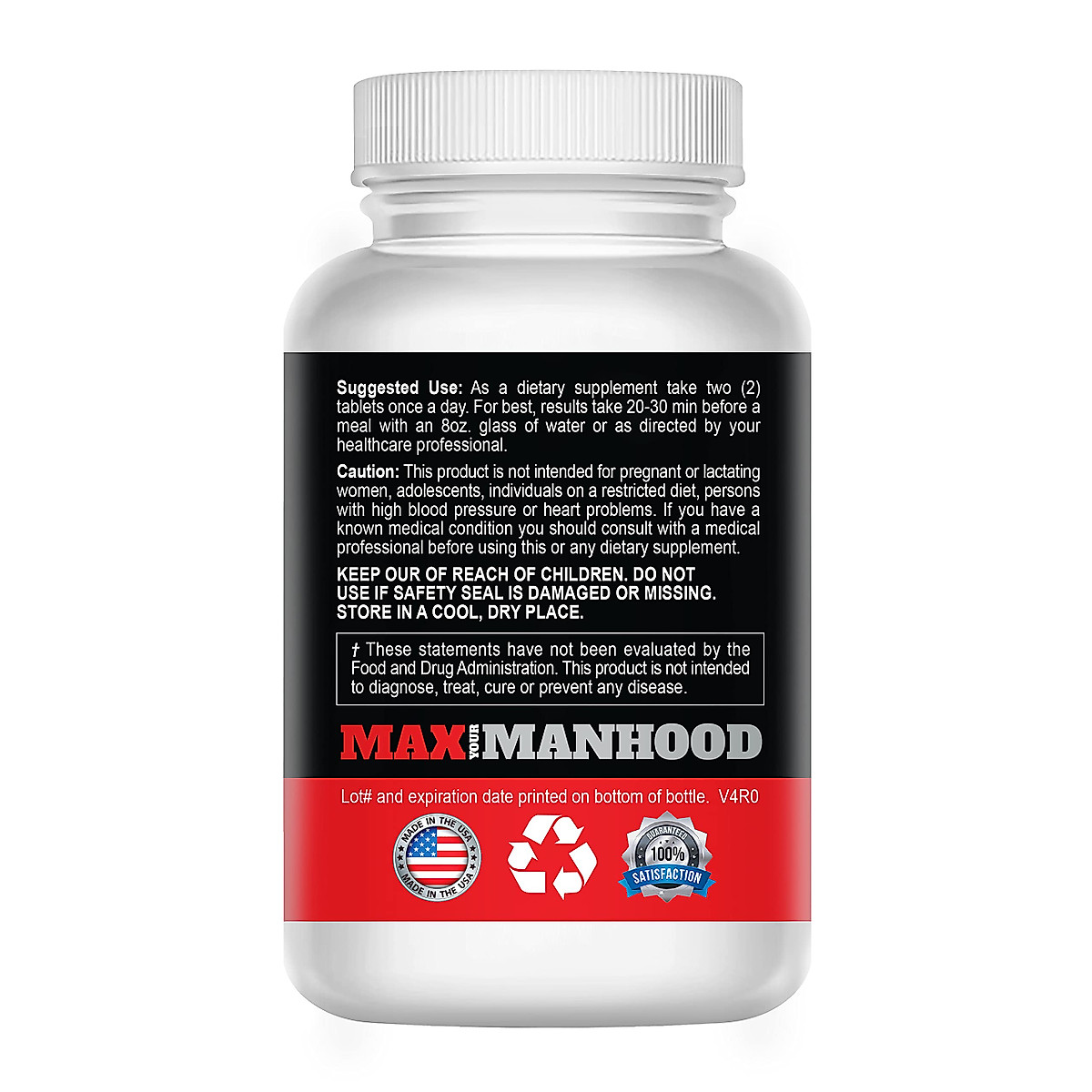 MaleMax Male Enlargement Pills- Amplify Male Size- Boost Up to 3 Inches Fast- Extend in Length, Engorge in Girth- Stamina Multiplier- 60 Tablets