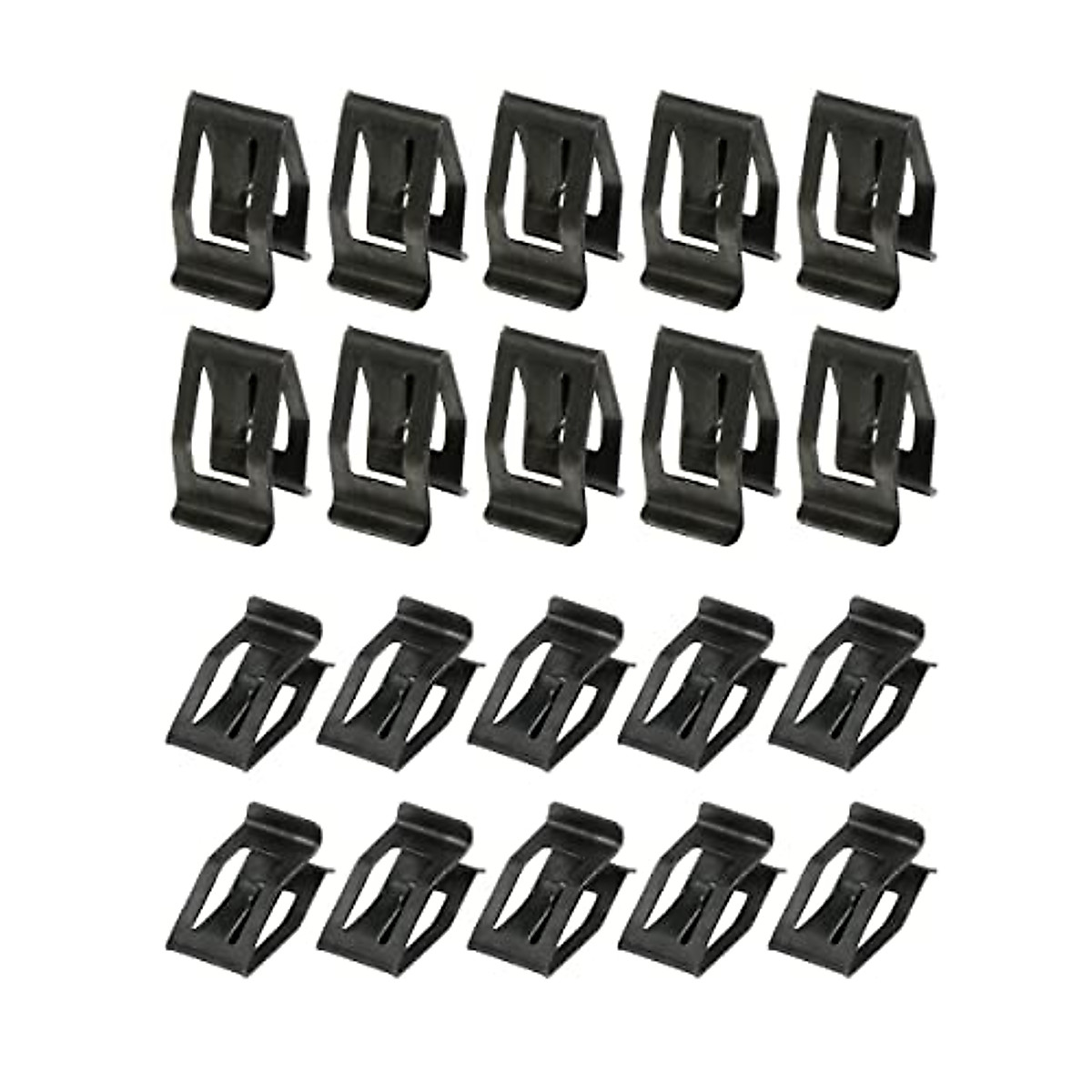 ESEWALAS 20PCS Dashboard Trim Clips,Automotive Car Metal Retainer Car Front Console Retainer,Front Console Dash Dashboard Trim, Metal Dash Retainer Clips Replacement for Mose Cars