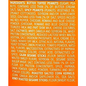 Good Gather Sweet Cajun Trail Mix with Butter Toffee Peanuts, Spicy Seasoned Peanuts, Cajun Sesame Sticks, Roasted Salted Corn Kernels and Honey Roasted Sesame Sticks. 11 Oz (2 Pack)