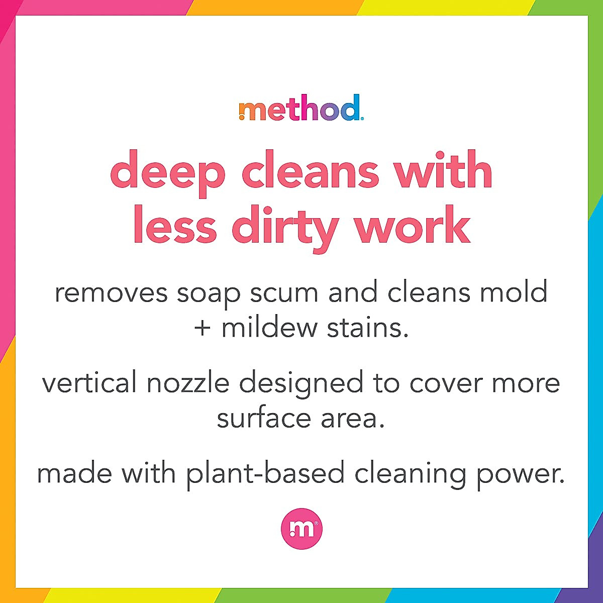Method Bathroom Cleaner, Removes Mold + Mildew Stains, Eucalyptus Mint, 28 Fl Oz (Pack of 4)