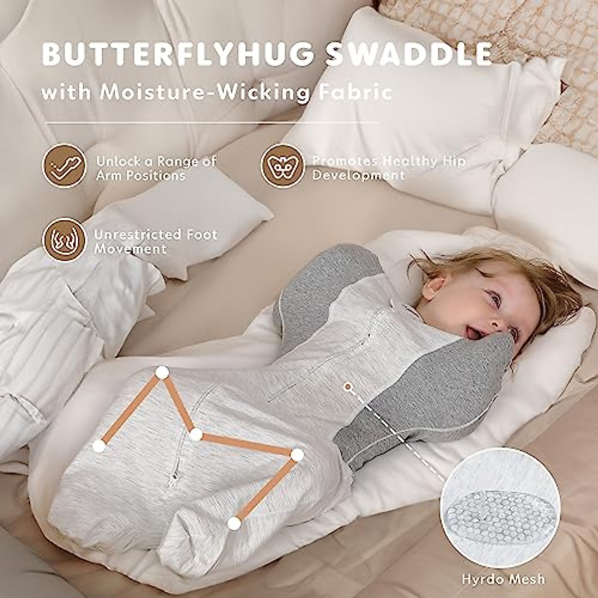 GROWNSY for Sweet Sleep, Baby Swaddle, Baby Blanket, Baby Security Blanket, Memory Book for Newborn Gift Set, Baby Essentials for Girls Boys, New Mom Dad Welcome Baby Gift Box Basket