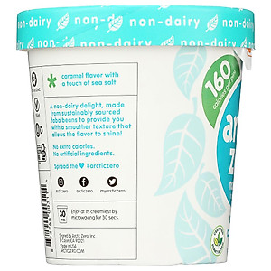 Arctic Zero Salted Caramel Ice Cream, 16 Fluid Ounce - 8 per case.