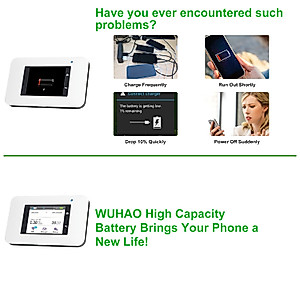 W-7B Battery 2024 Upgraded for Unite Express 2 Netgear Aircard 800s Optus 4G WiFi Modem AC800S Replacement Battery 2930mAh