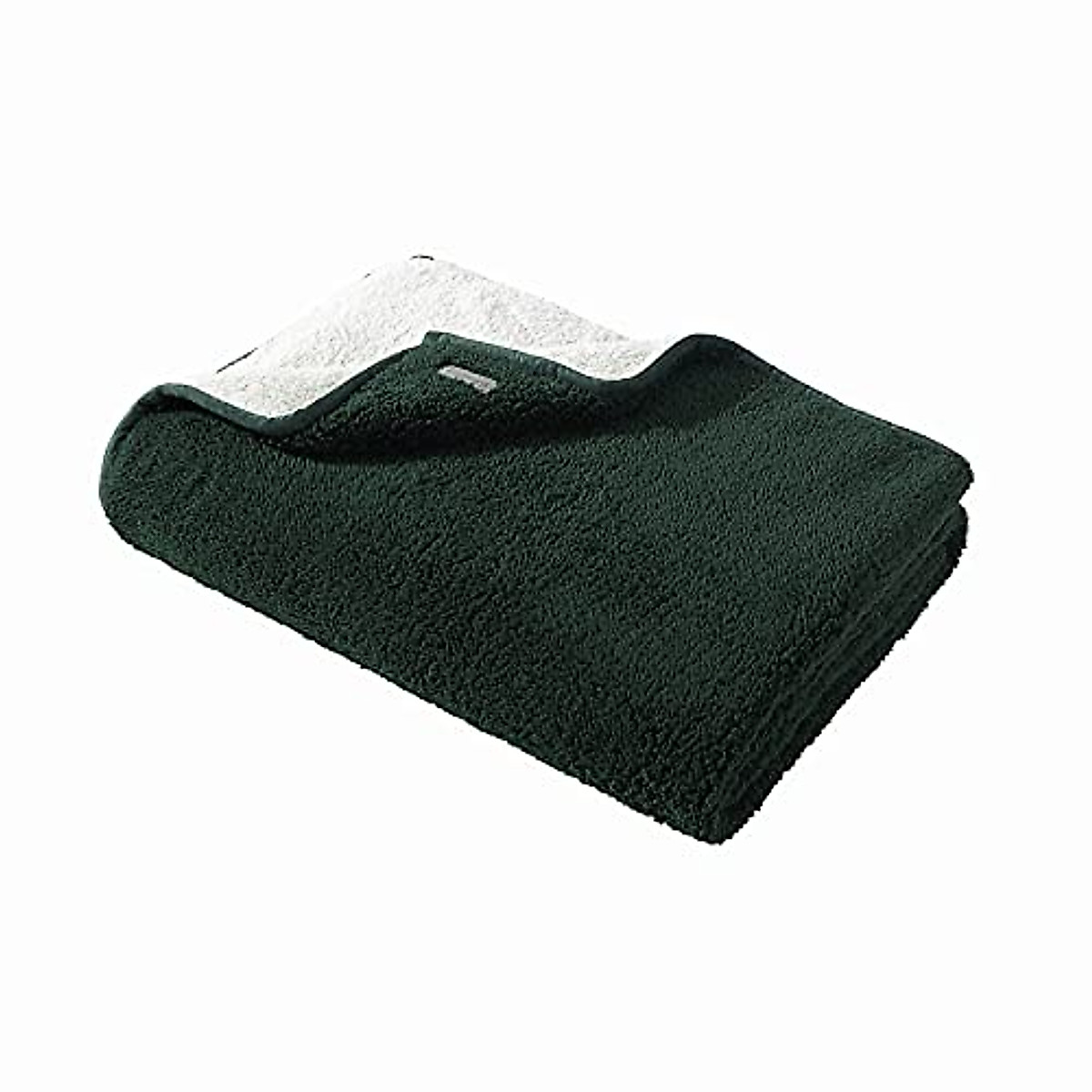 Eddie Bauer - Throw Blanket, Reversible Sherpa Bedding, Medium Weight & Warm Home Decor (Green, Throw)