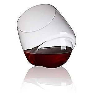 Cortunex Spill Proof Wine Glass Spill Resistant Wine Glass Gift Idea One Non Spilling Wine Glass
