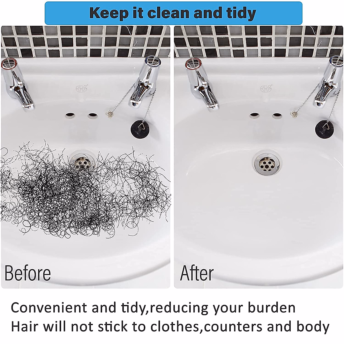 HuaShanDa Beard Bib Beard Apron, Beard Catcher for Men Shaving and Trimming, Waterproof and Non-Stick Beard Cape Grooming Cloth with 4pcs Suction Cups and Travel Pouch, Best Gifts for Men- White