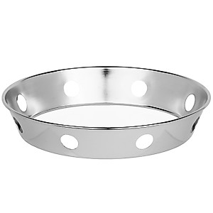 Tezzorio 8 1/4-Inch Wok Ring, Plated Steel Construction, Reversible Size, Wok Rack