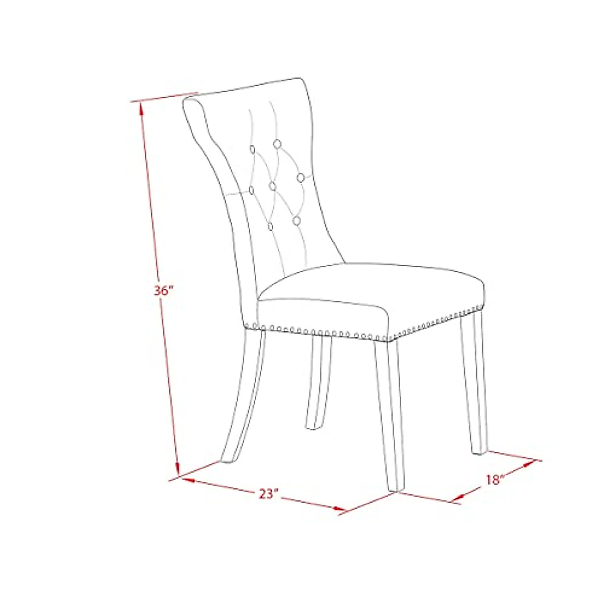 East West Furniture HBGA5-ABK-50 5 Piece Dining Room Furniture Set Includes a Round Dining Table with Pedestal and 4 Dark Gotham Linen Fabric Upholstered Chairs, 42x42 Inch, Wirebrushed Black