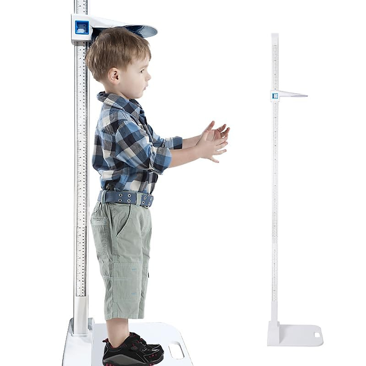 Aluminum Alloy Height Measurement,Adult Child Height Measure,Portable Height Measuring Rod 8-82 inch/20-210 cm/Unit with cm & inch,for Home,Office,Gym,Medical Examination,Medical
