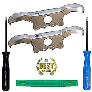 SOSS GAMING® 2023 Upgraded Bumpers Replacement Kit - Ultra Durable Version - Comes with T6 T8 Screwdriver Repair and Fix - For Xbox One Elite Series 1 Controllers - LB RB Button Triggers Parts