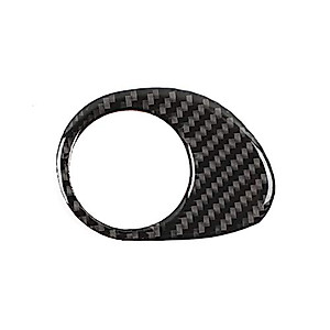 JUNLELI Ignition Switch Decorative Trim Stickers for Suzuki Jimny 2019 2020 2021 2022 2023 JB43 JB64 JB74 Car Interior Accessories Soft Carbon Fiber