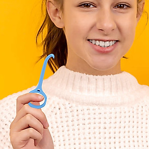 4PCS Ortho Key Clear Aligner Removal Tool for Invisalign Removable Braces， Retainers by The Pultool (pink, blue, green, white)