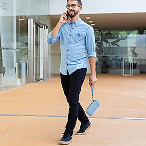 Case Compatible with Anker 622 621 for Magnetic Battery for MagGo 5000mAh Foldable Magnetic Wireless Portable Charger.Power Bank Storage Holder for Anker USB Charger and Battery Bank(Box Only)-Blue