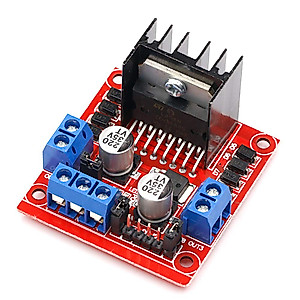 4 Pack L298N Motor Drive Controller Board DC Dual H-Bridge Robot Stepper Motor Control and Drives Module for Arduino Smart Car Power Compatible with Arduino UNO MEGA R3 Mega2560