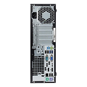 HP ELITEDESK 800 G1 SFF Slim Business Desktop Computer, Intel Core i5 4670 3.40 GHz, 4GB RAM, 500GB HDD, DVD, USB 3.0, Windows 10 Pro 64 Bit (Renewed)