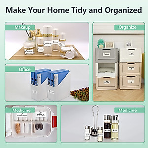 PikDik Mini Bluetooth Label Makers - D11 Blue Label Maker Machine with Tape Portable Label Printer Labeler for Labeling Jars Bins Home Organizing Office