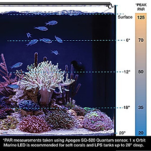 Current USA Orbit Marine LED Light, 24"-36" | With LOOP IR Controller for Wireless Lighting & Wave Pump Control (4101)