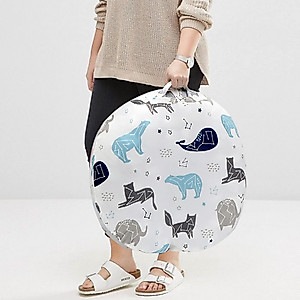 BROLEX Stretchy Newborn Lounger Cover 2 Pack Sung Fitted Removable Slipcover, Ultra Soft Breathable,Space Planet