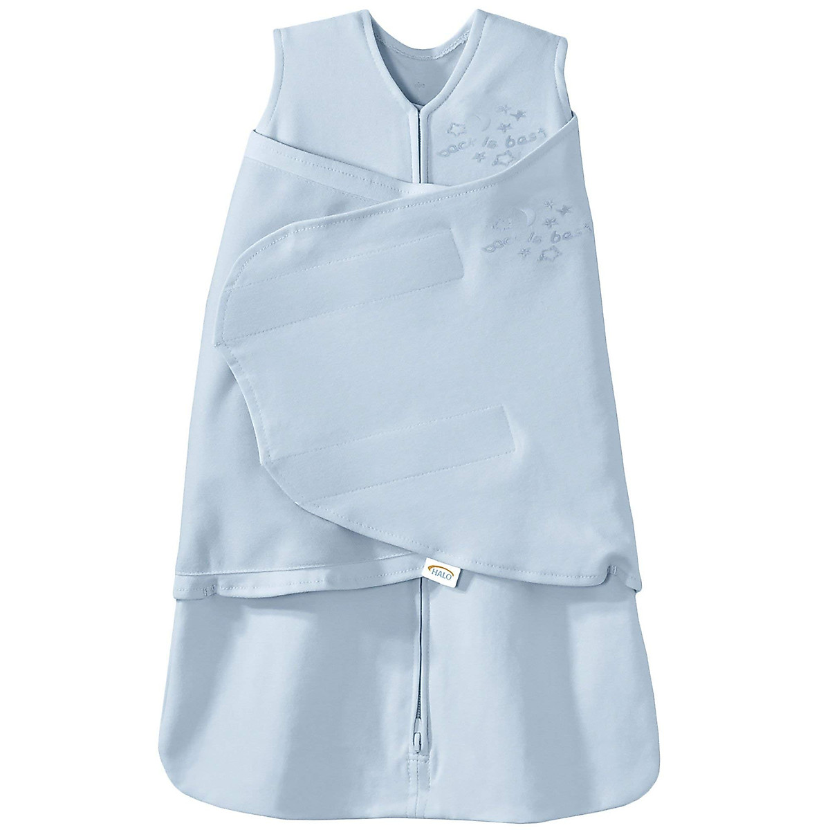 HALO 100% Cotton Sleepsack Swaddle Bundle Set of 3, Baby Boy, Newborn