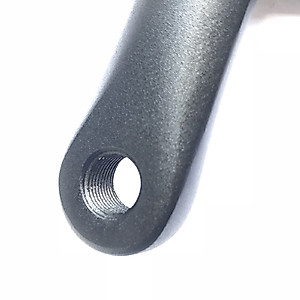 Mountain Bike Crankset Square Taper 170mm Crank Set 48T Aluminum Alloy CNC Cycling Racing Bike Accessories with Crank for City Folding Bicycle Electric Bike