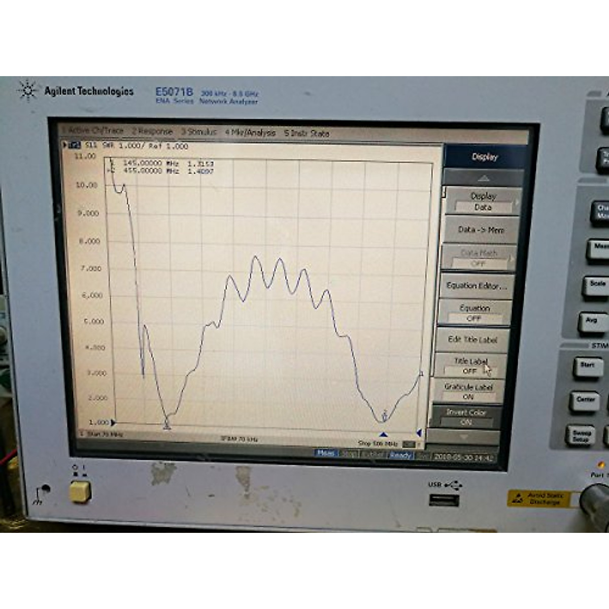 Dual-Band Magnetic Mobile Ham Radio Antenna 137-149 and 437-480 MHz RG58 Cable SMA Connector