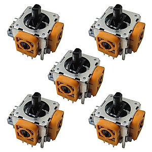 New 5 pcs Analog Stick Joystick Replacement Parts for Xbox360 PS2 PS3 wireless controller only