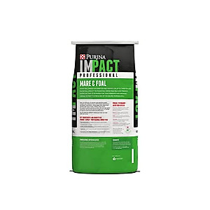 Purina Impact | Professional Mare & Foal Horse Feed | 50 Pound (50 LB) Bag