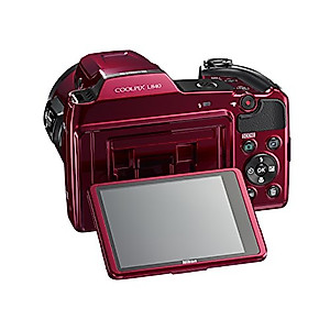 Nikon COOLPIX L840 Digital Camera with 38x Optical Zoom and Built-In Wi-Fi (Red)