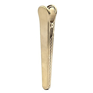 Kikkerland Kitchen Clip Set (Set of 3), Brass